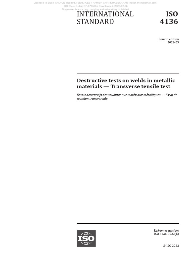 ISO 4136 2022 (En) | PDF | International Organization For ... ISO 4136 2022 (En) | PDF | International Organization For ...