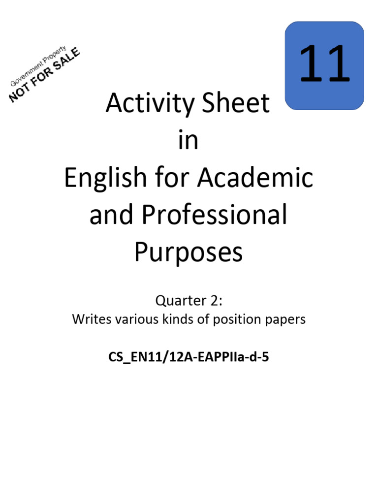 Las Eapp Quarter 2 Week 3 | PDF | Argument | Fallacy Las Eapp Quarter 2 Week 3 | PDF | Argument | Fallacy