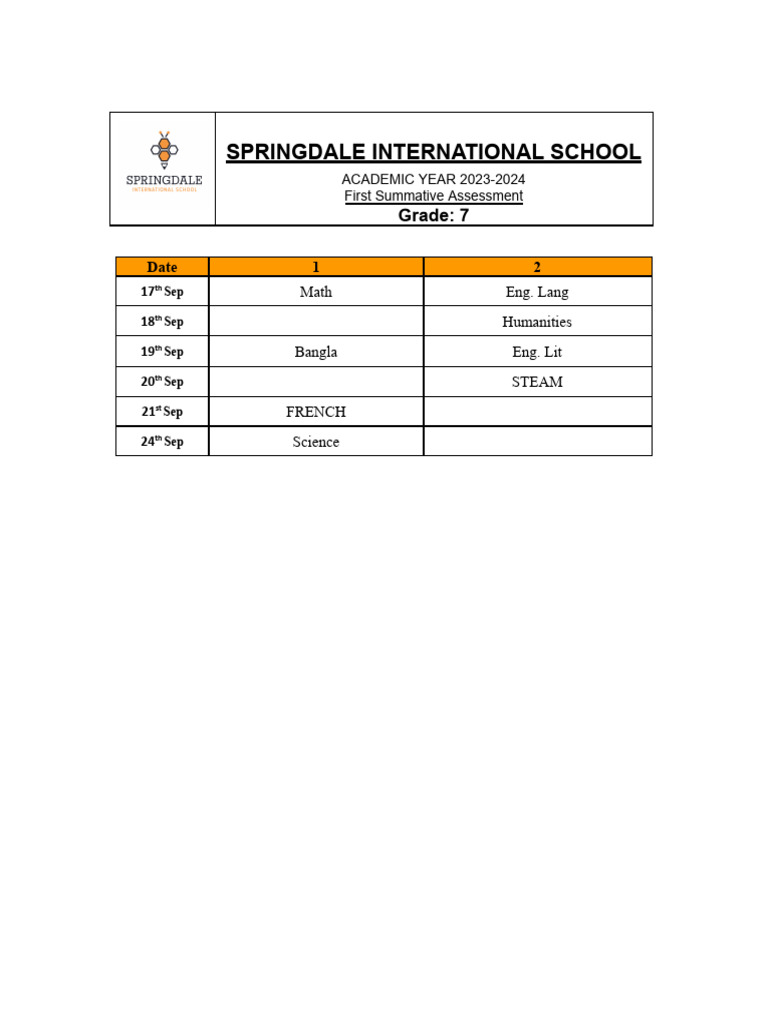 Summative Assessment Routine | PDF
