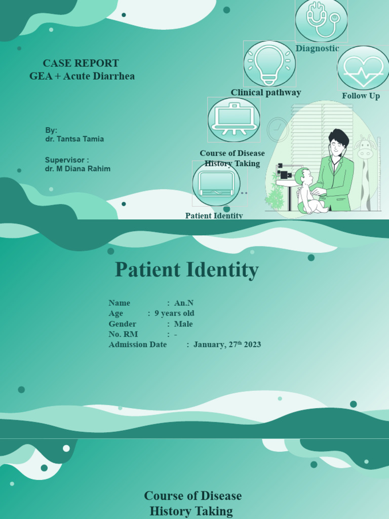 CASE REPORT GEA & Acute Diarrhea | PDF | Vomiting | Medical Specialties