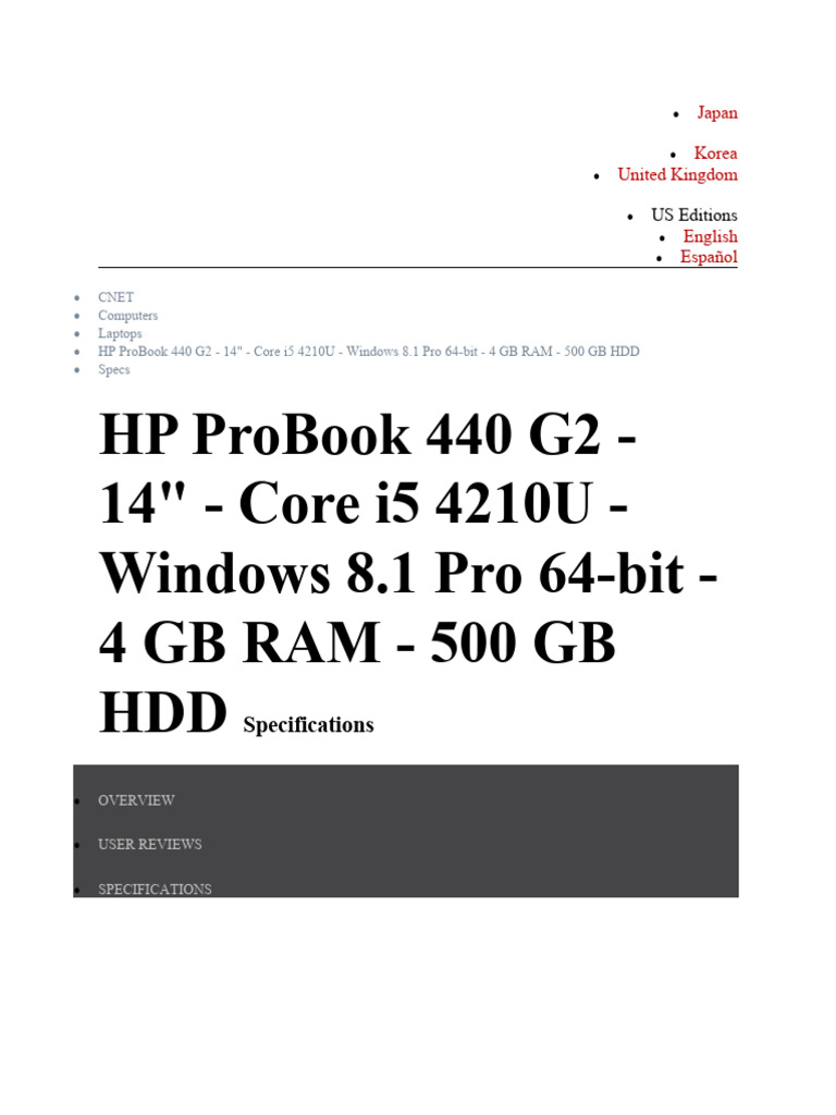 Computer Configuration | PDF | Laptop | Random Access Memory
