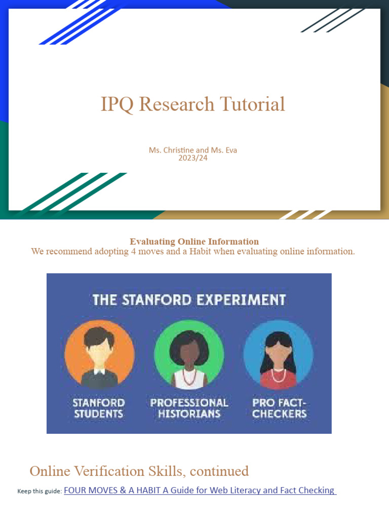 IPQ Research Tutorial | Download Free PDF | Open Access | Citation