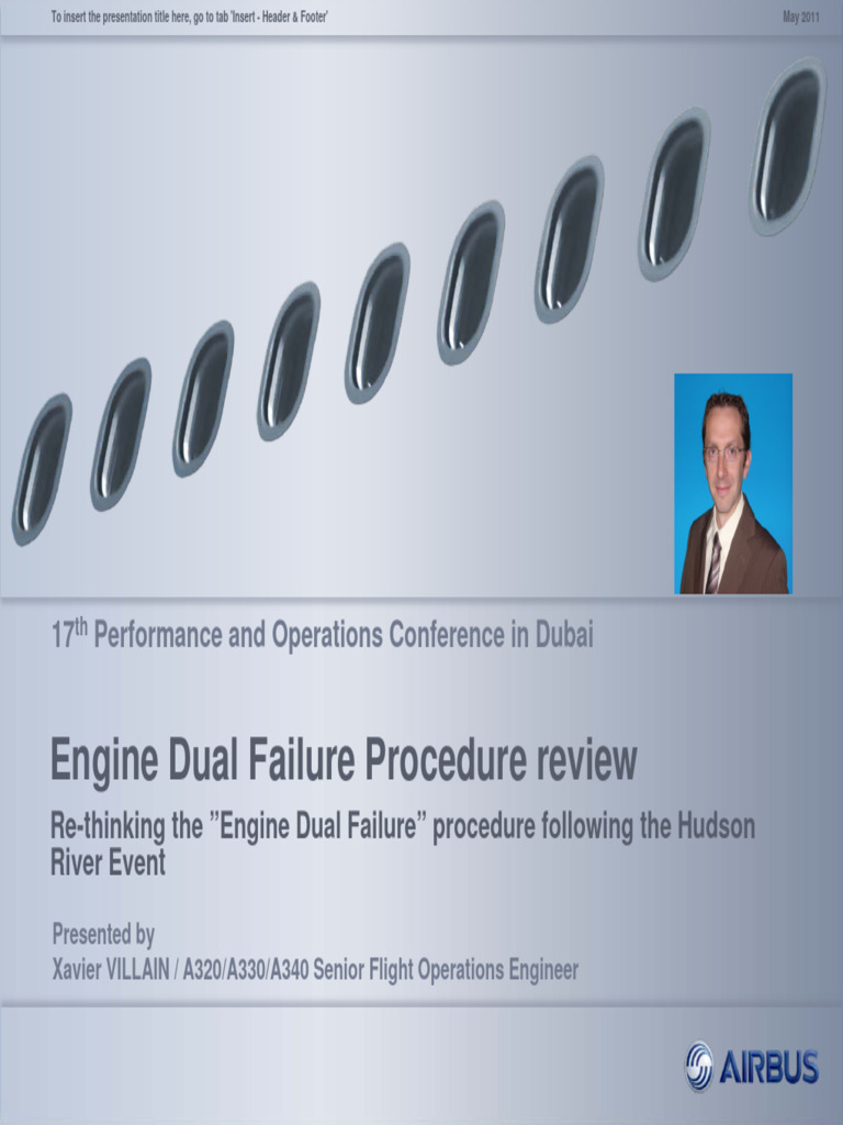 Engine Dual Failure Procedure Review Pdf Airbus Turbine Engine