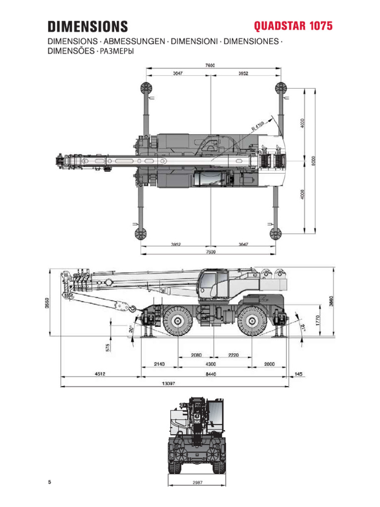 Terex Quadstar 1075 - Data Sheet - r1 5 | PDF