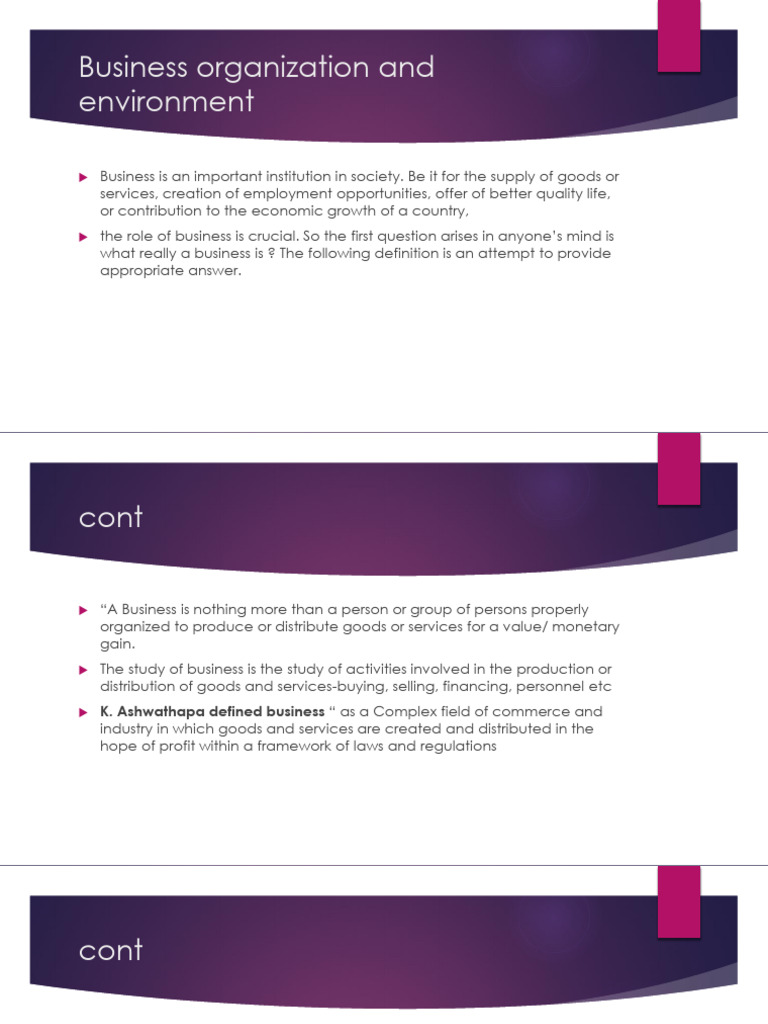 Business Organization and Environment | PDF | Goods | Commerce