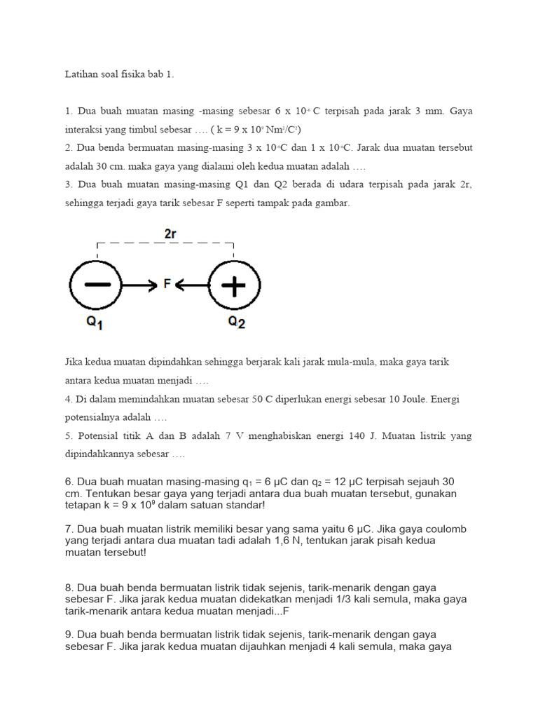 Latihan Soal Fisika Bab 1 | PDF
