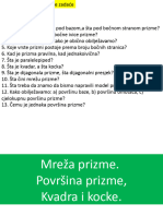 Formule (Za 8.razred) - Prizme, Piramide, Valjak, Stožac | PDF