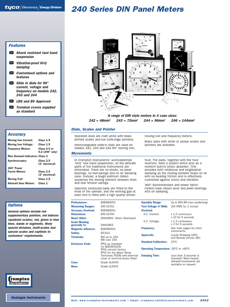 Analogue 240 | PDF | Mains Electricity | Alternating Current