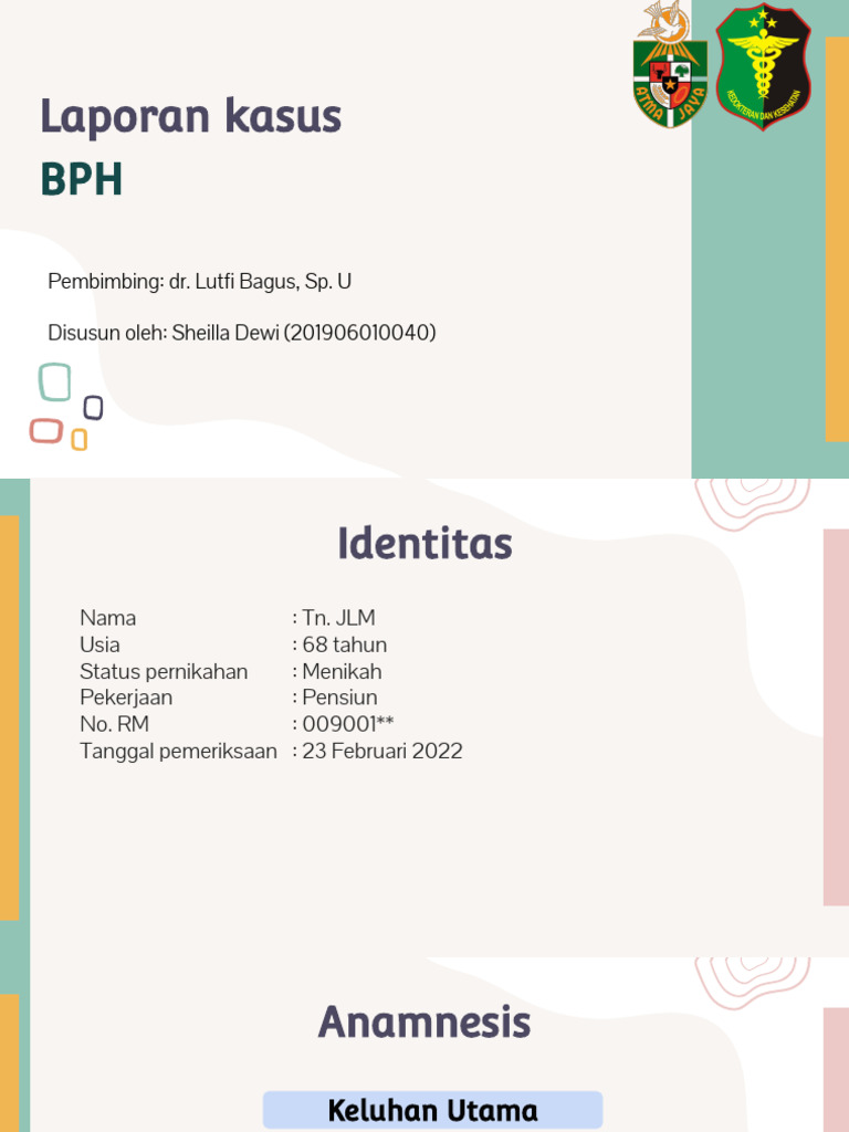 Laporan Kasus Bedah Urologi - BPH-2 | PDF