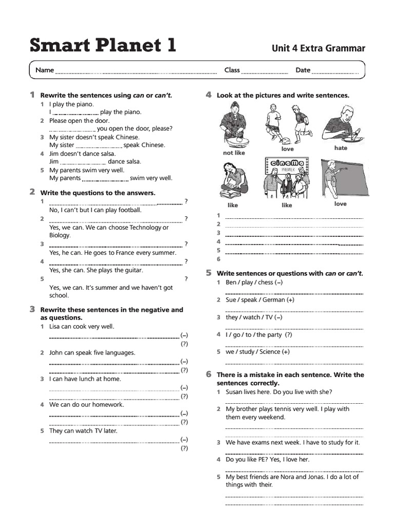 Unit 4 Extra Grammar Without Answers1 | Download Free PDF | Human Communication | Linguistics
