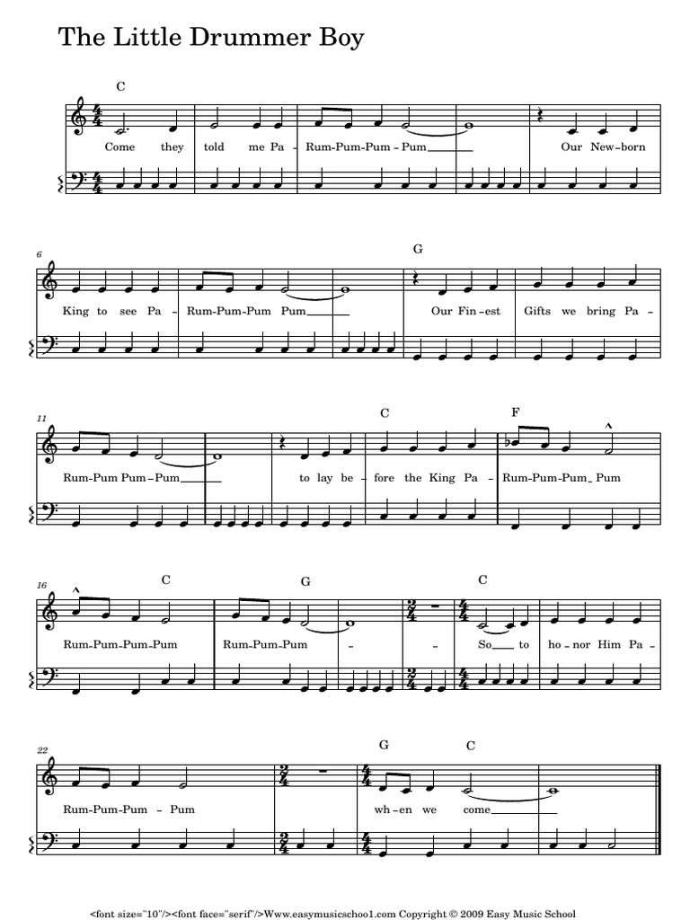 The Little Drummer Boy | PDF