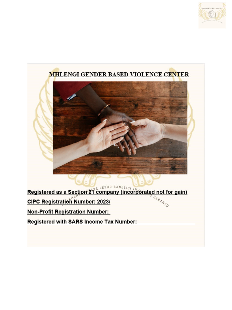Mhlengi Gender Based Violence Center | PDF | Domestic Violence | Violence