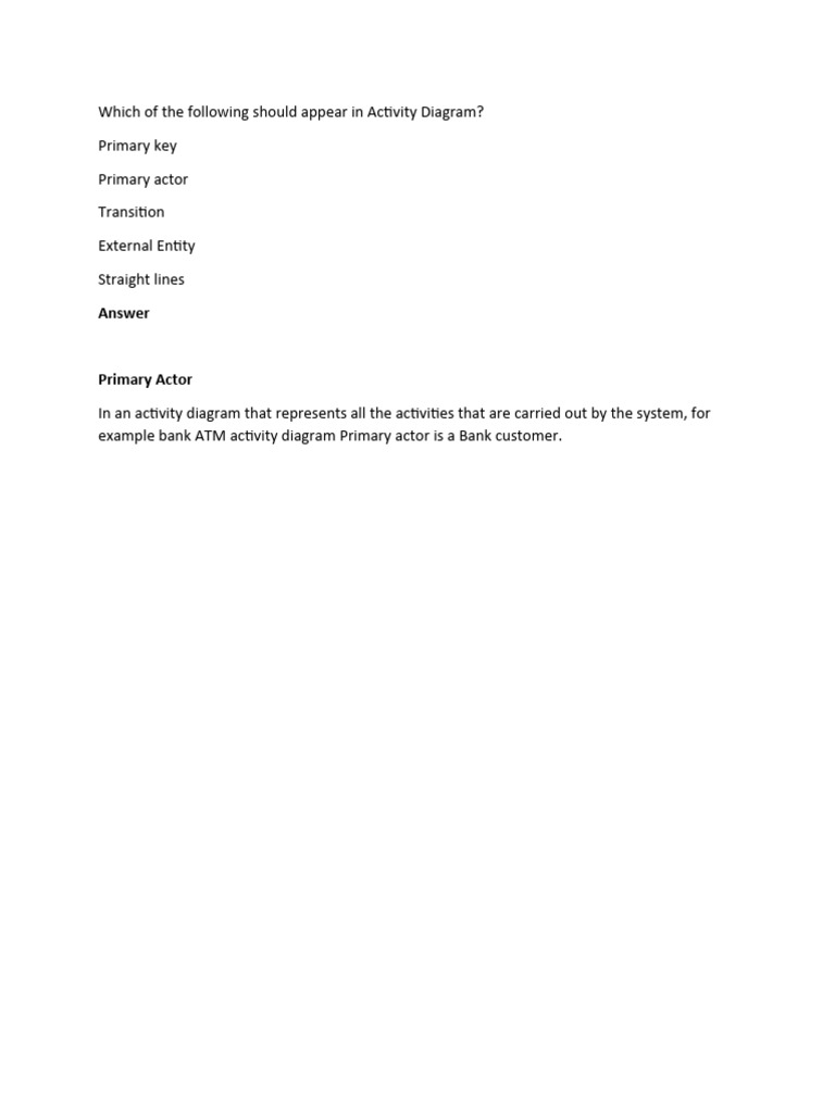 Activity Diagram Pdf