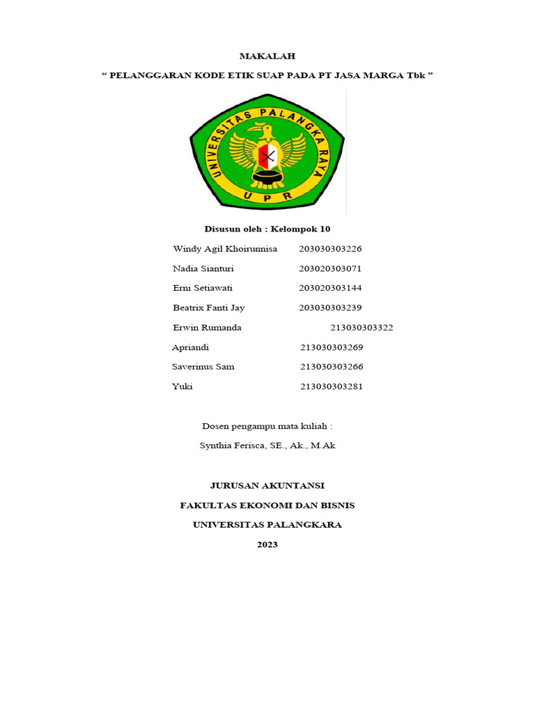 MAKALAH Pengauditan 1 (DFTR Isi) | PDF