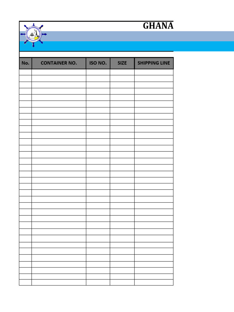 Daily Container Tally Report Ghana | PDF | Shipping | Water Transport