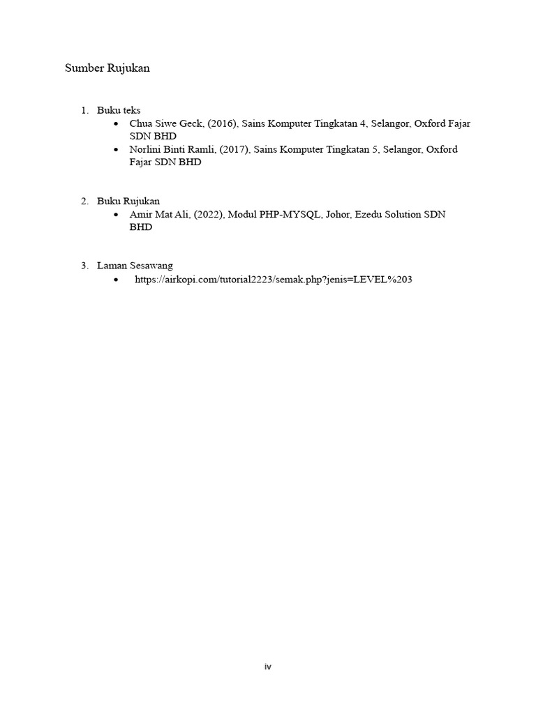 Sumber Rujukan | PDF