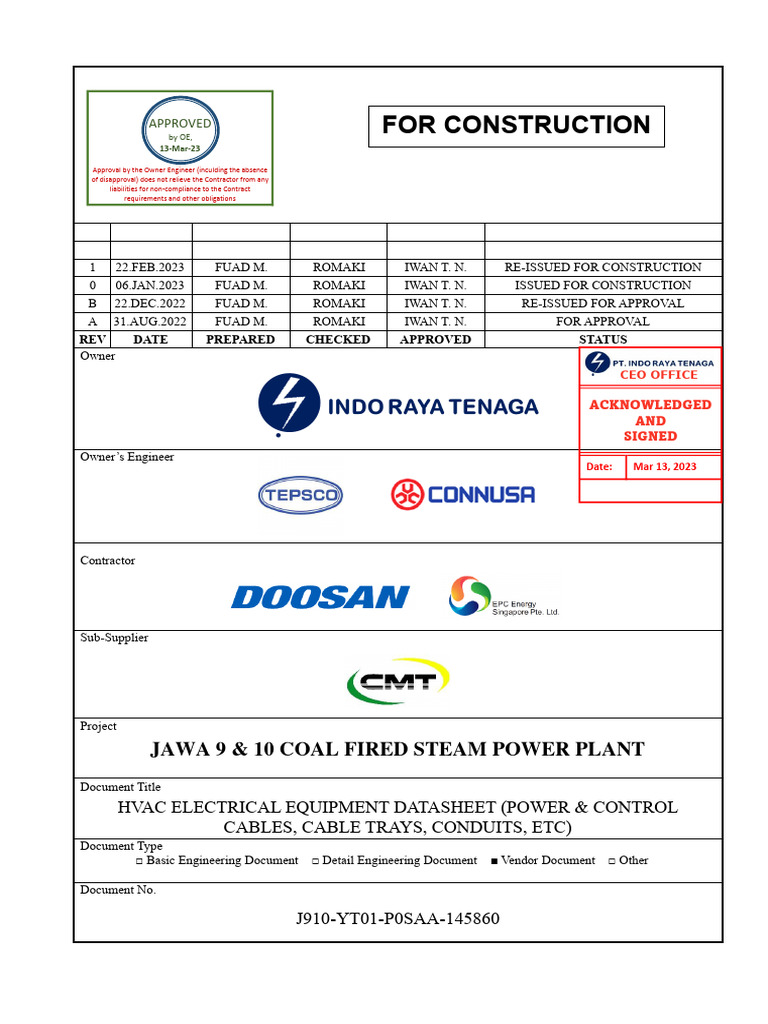J910-YT01-P0SAA-145860 HVAC Electrical Equipment Datasheet (Power ...