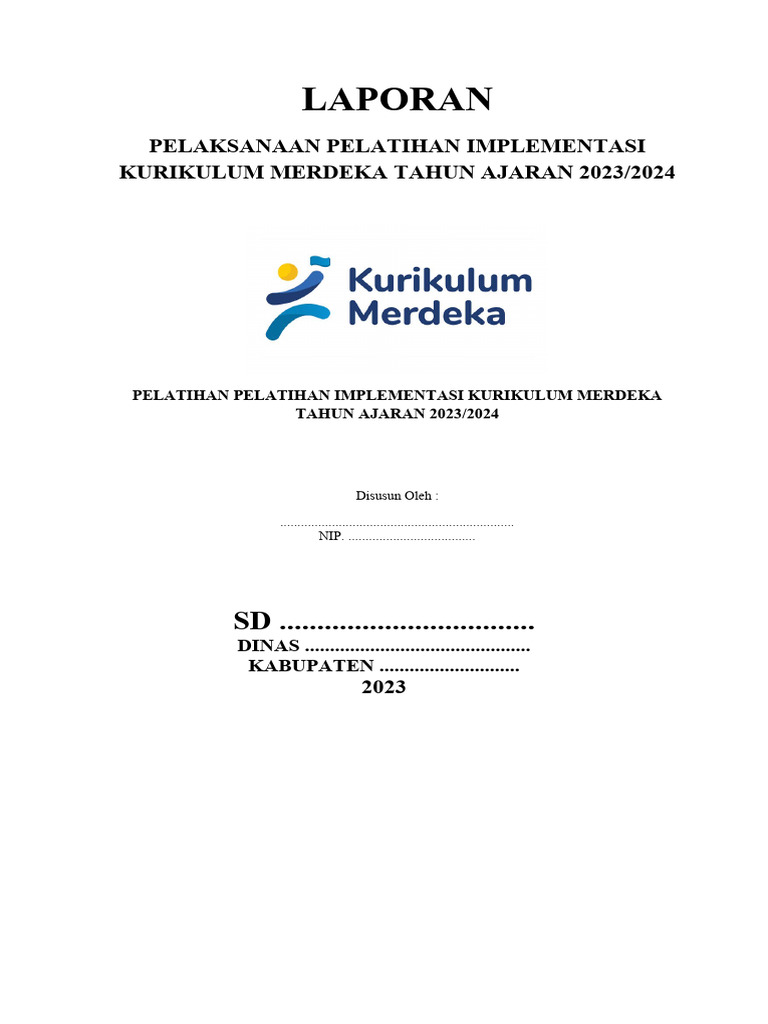 Contoh Laporan Pengembangan Diri Pelatihan IKM | PDF Contoh Laporan Pengembangan Diri Pelatihan IKM | PDF