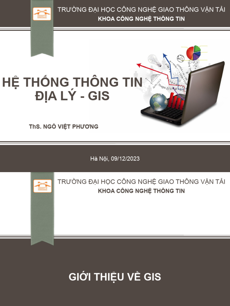 Bai Giang Ly Thuyet - Chuong 1 - Gioi Thieu Ve GIS | PDF