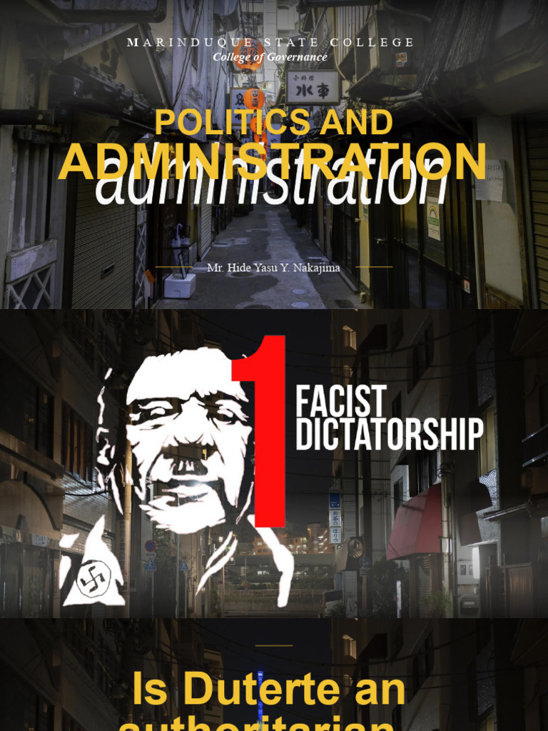 What Is Duterte, Authoritarian, Dictator, Fascist | PDF