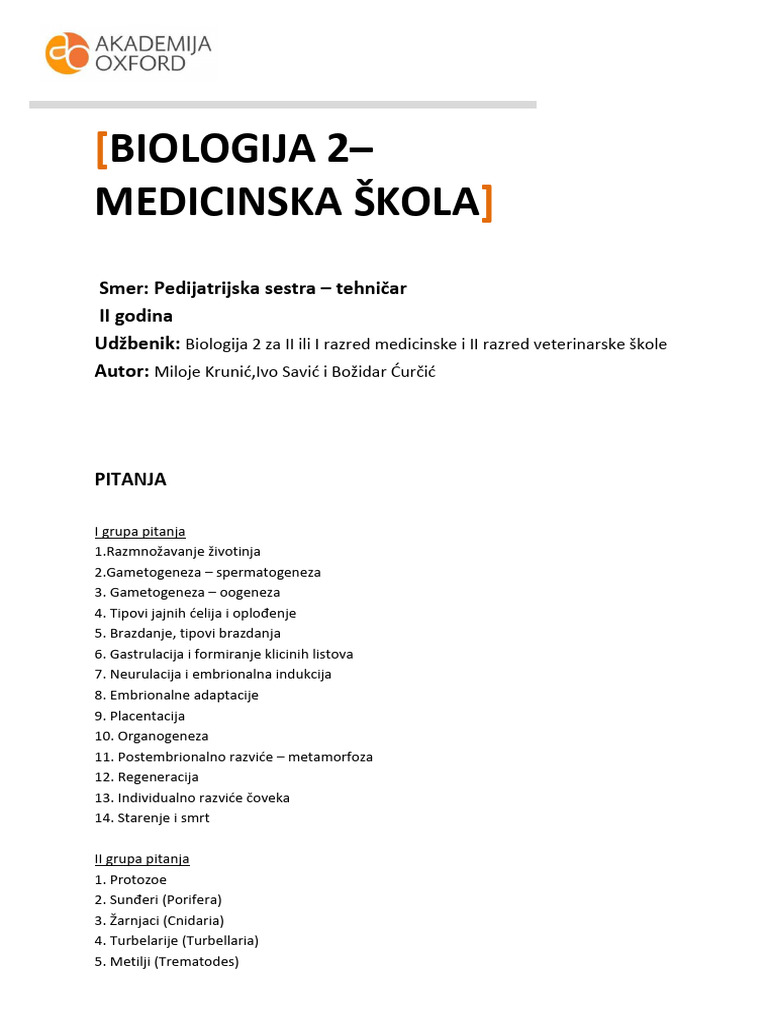 2 Biologija | PDF
