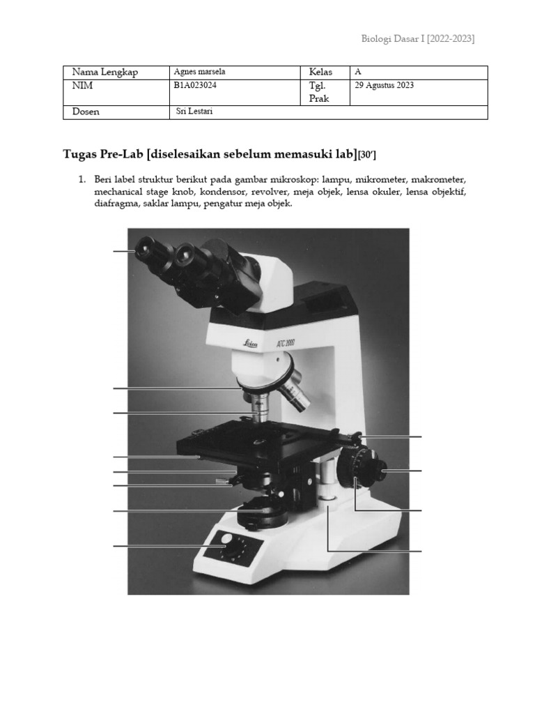 Agnes Marsela - Lab-1a. Tugas Pre-Lab | PDF | Teknologi & Rekayasa