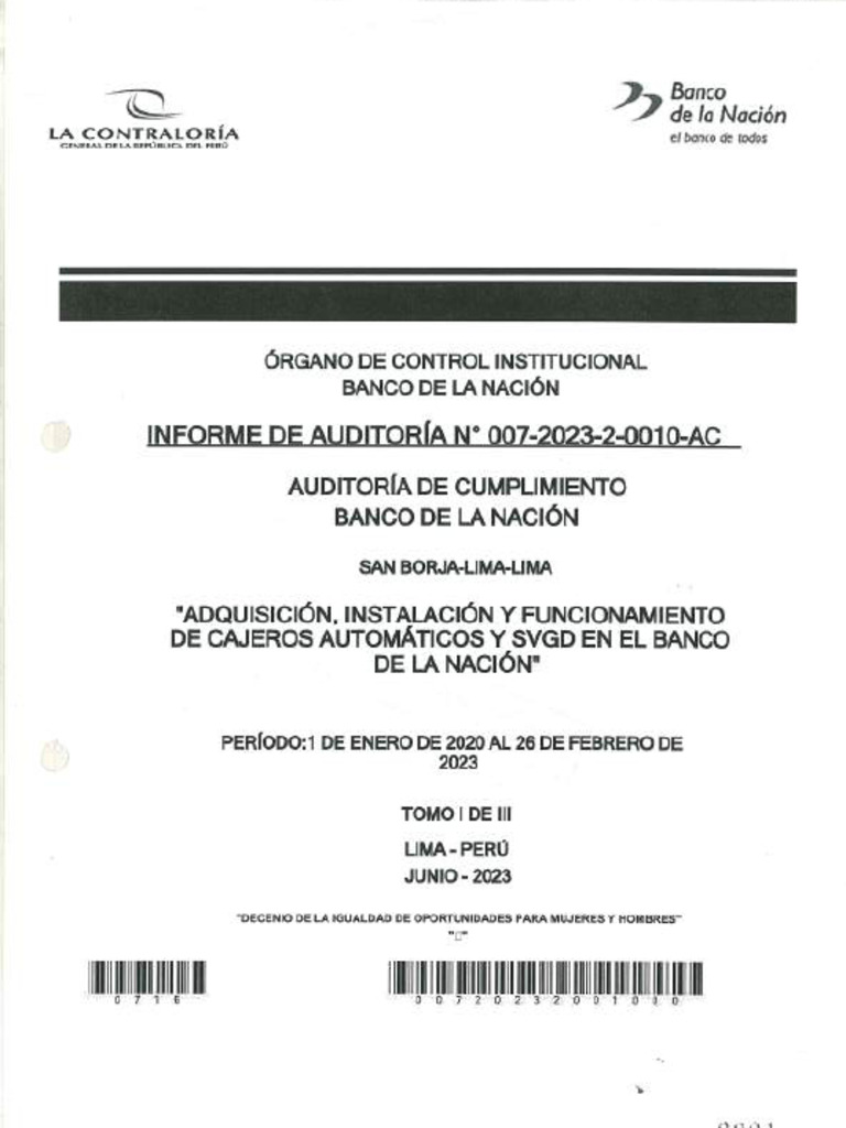 Adquisición, Instalación y Funcionamiento de Cajeros Automáticos y SVGD ...