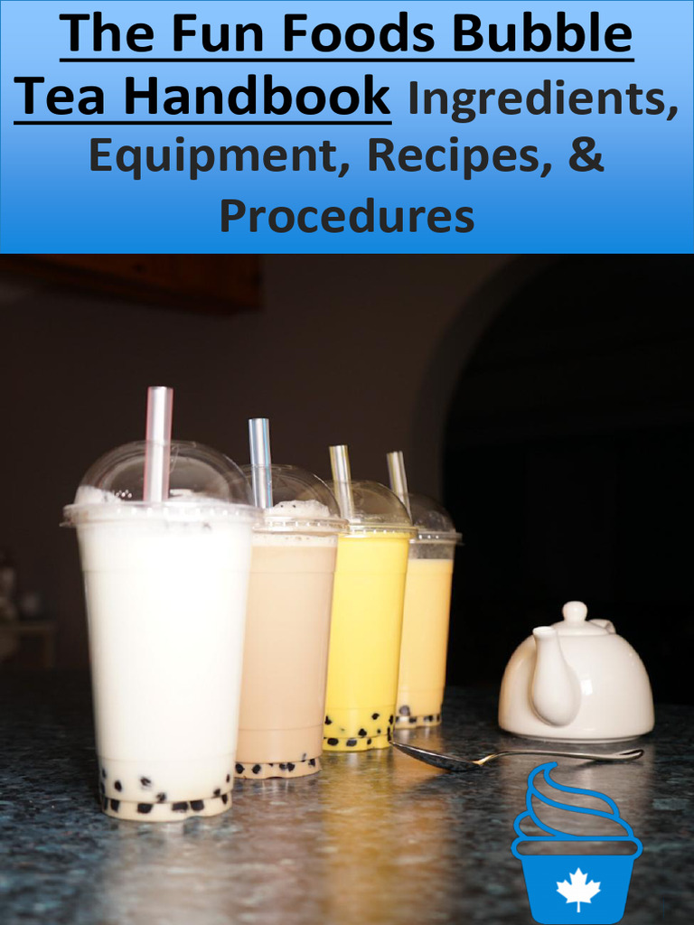 Bubble Tea Handbook | PDF | Drink | Food And Drink