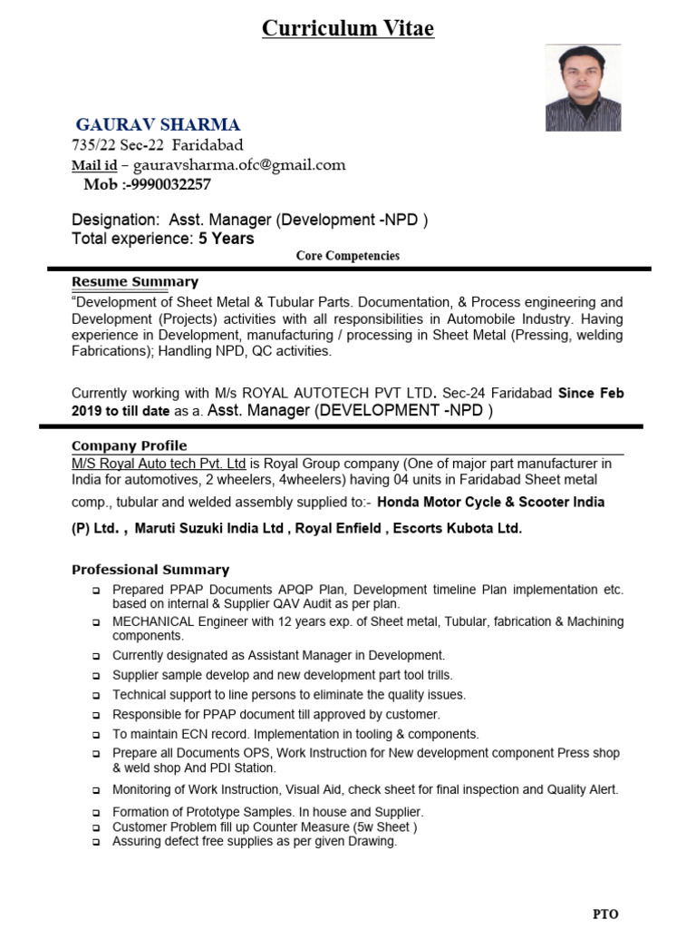 Resume 2022 | PDF | Business Process | Business