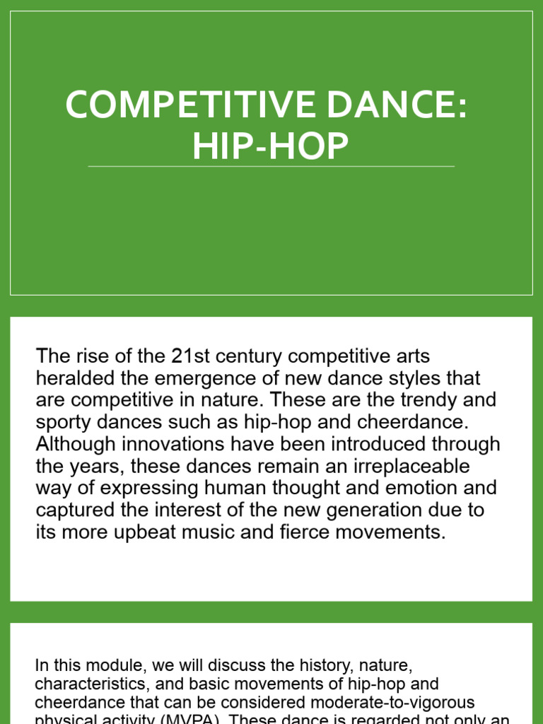 Hiphop Pe 12 | PDF | Heart Rate | Dances