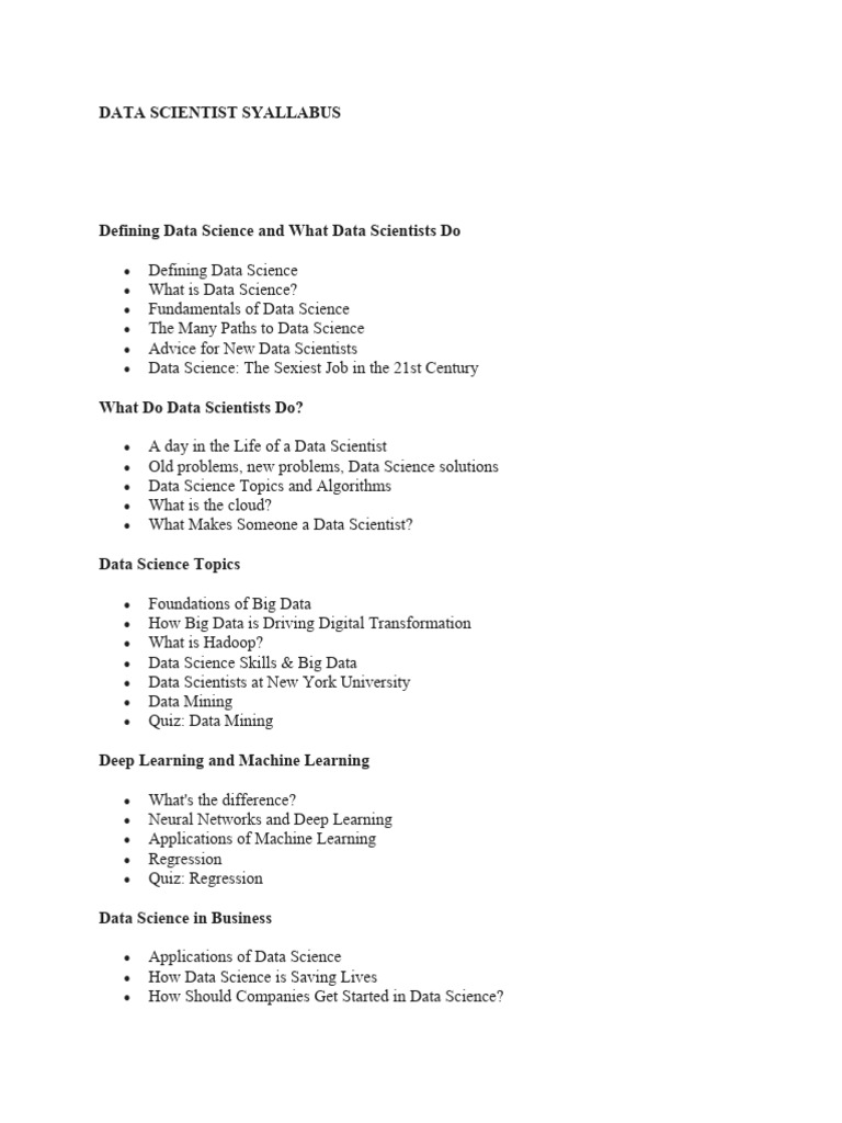 Data Science Pdf Artificial Intelligence Intelligence Ai And Semantics