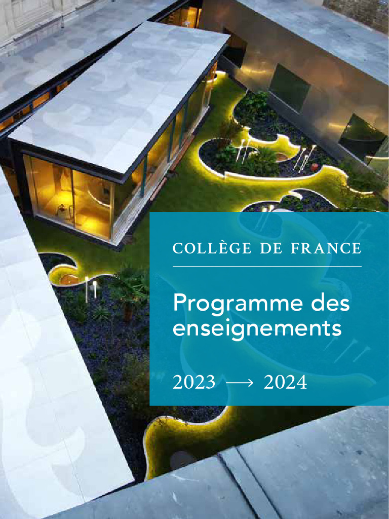 Programme Des Enseignements 2023 2024 Diff | PDF | Science
