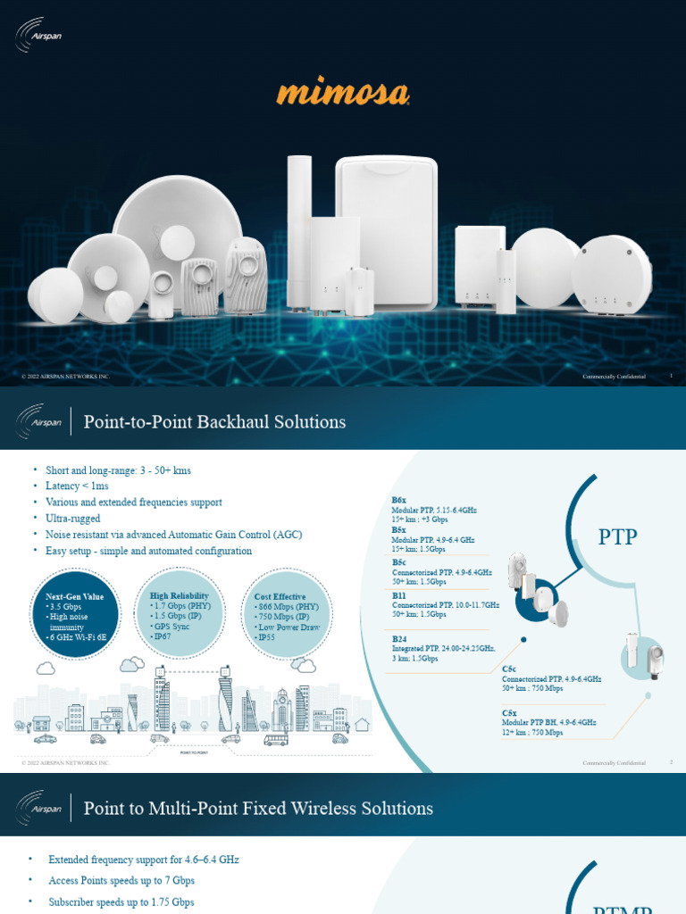 Mimosa Intro APJII | PDF | Telecommunications | Service Industries