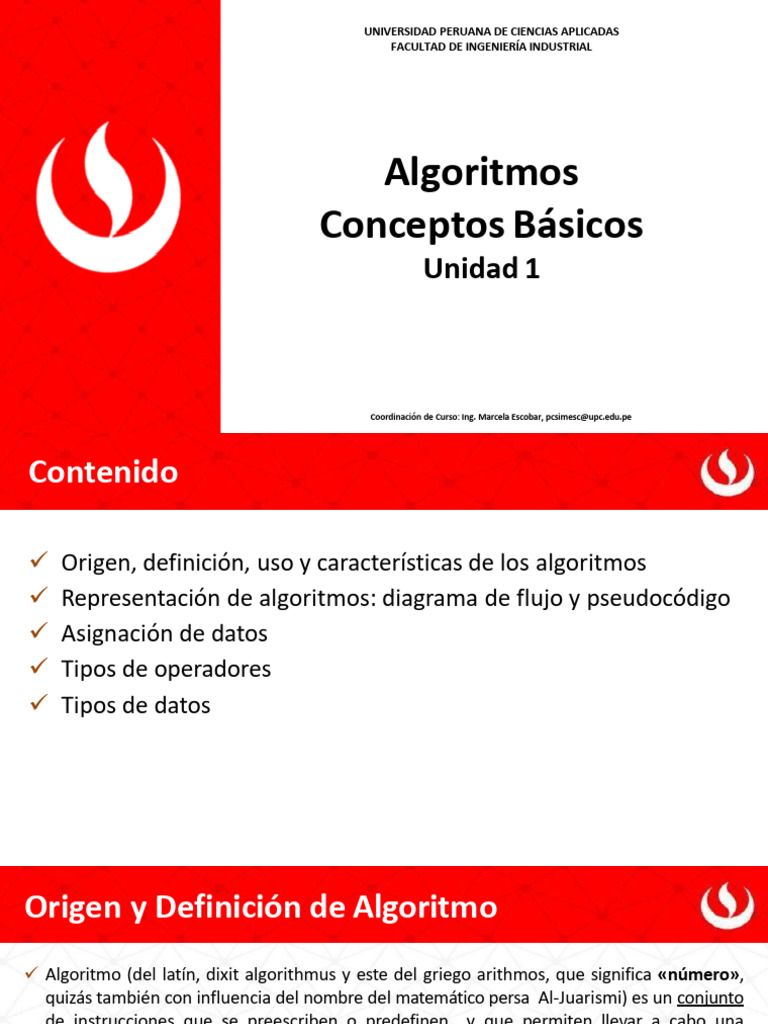 U1-1 Algoritmos Conceptos Básicos | PDF | Algoritmos | Lenguaje de programación