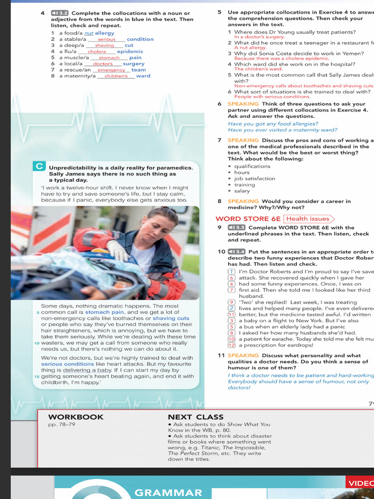Focus 3 Teacher's Book Insights | PDF | Health Sciences | Health Care