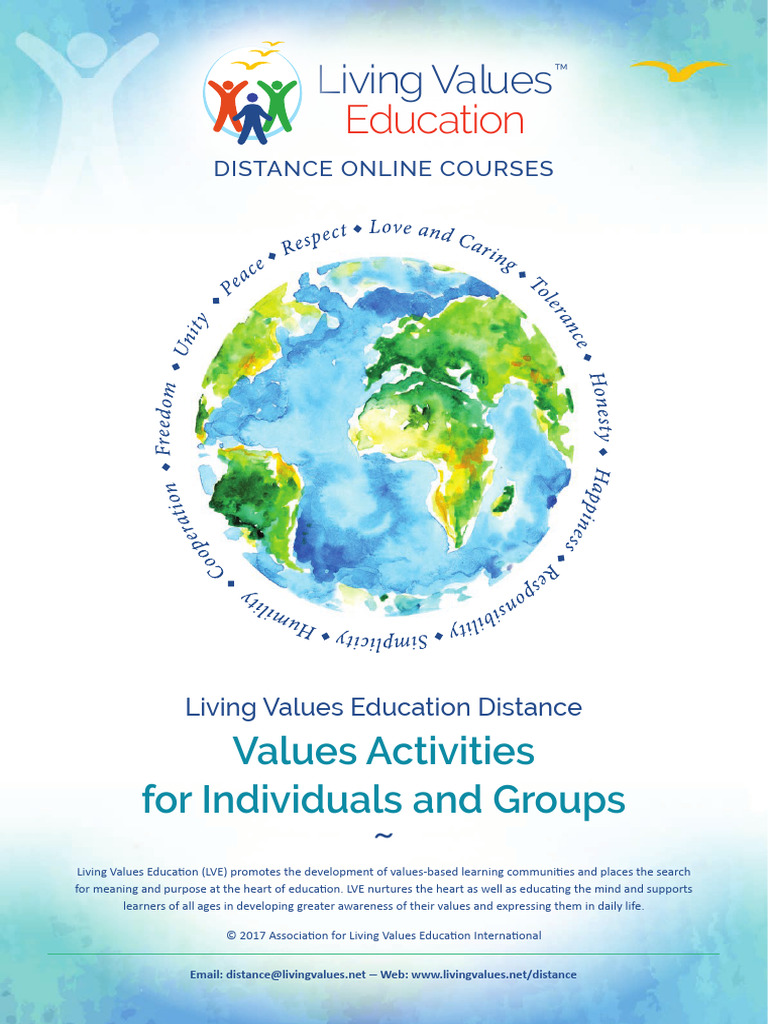 Lve Values Activity Book Jan 2023 | PDF | Relaxation (Psychology) | Peace