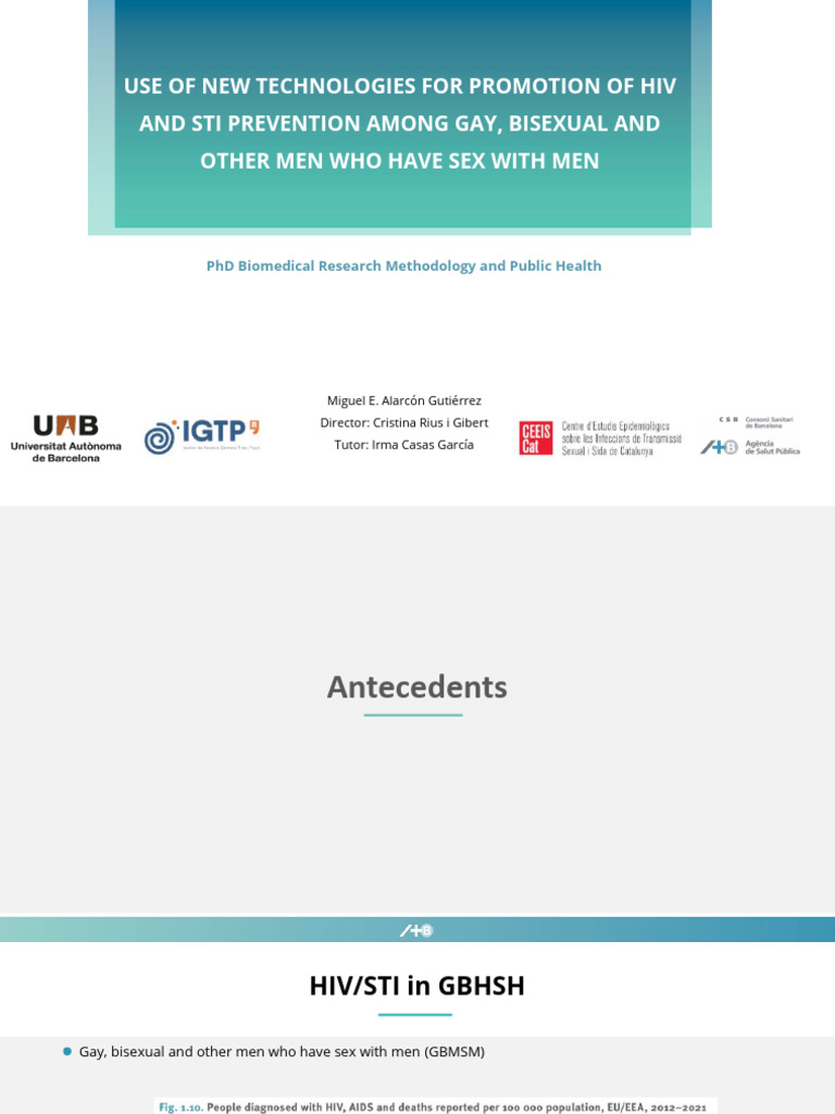 Use Of New Technologies For Promotion Of Hiv And Sti Prevention Among