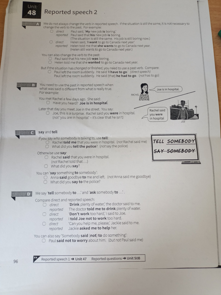 Reported Speech 2 | PDF