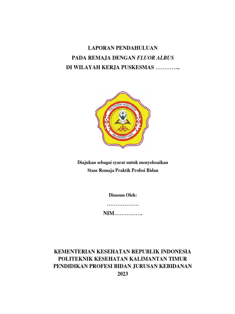 Asuhan Kebidanan Remaja Fluor Albus | PDF | Ilmu Sosial | Kesehatan ...