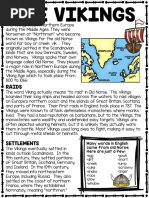 Fury From The North Viking Video Worksheet | PDF | Vikings | Viking Age