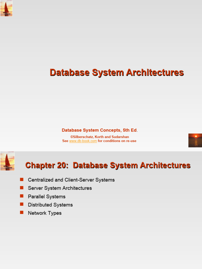 Database System Architectures Overview | PDF | Process (Computing ...