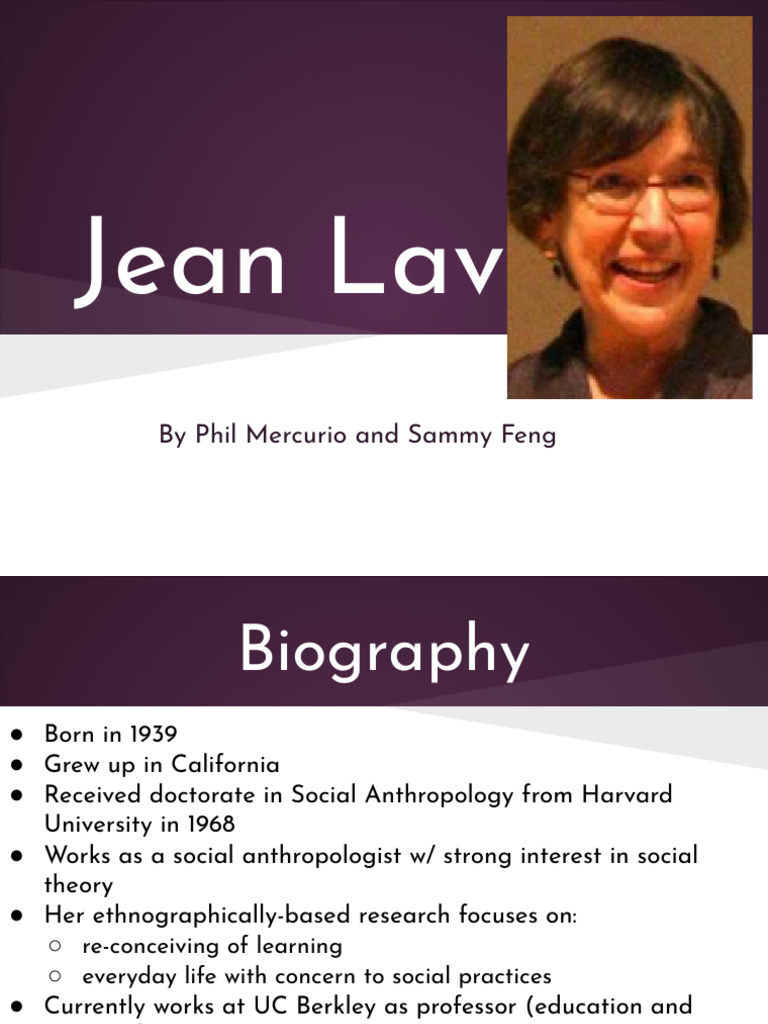 Jean Lave | Download Free PDF | Learning | Psychology