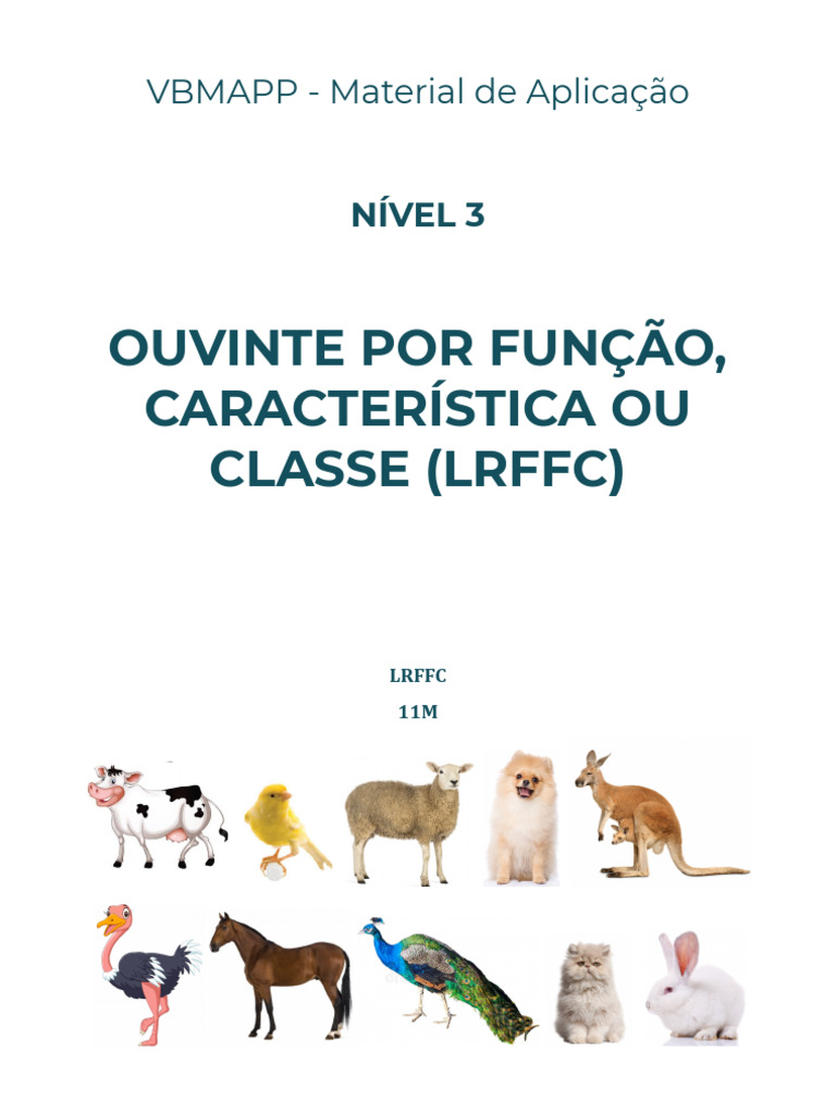 Nível 3 - LRFFC - Material de Aplicação | PDF | Ciências e Matemática