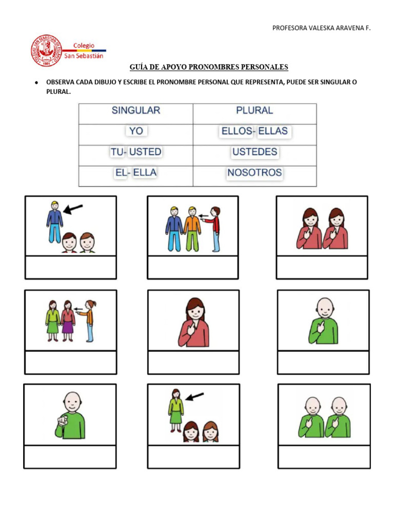 Pronombres Personales 2 | PDF