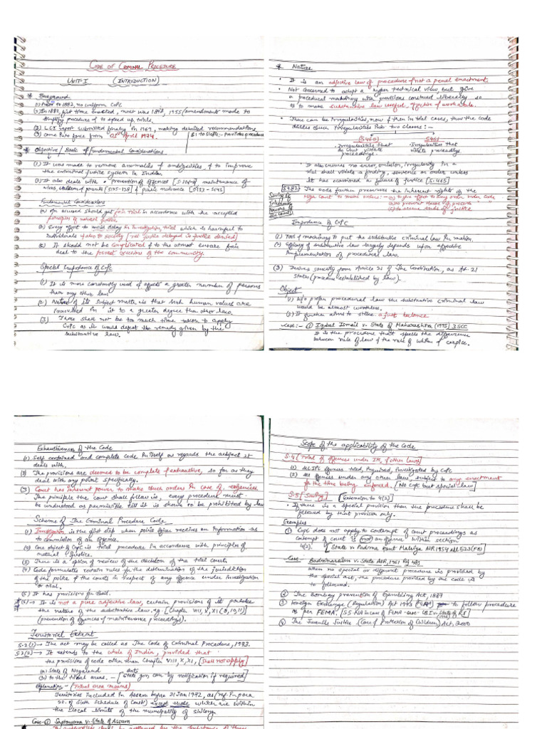 CRPC Handwritten Notes Compress 2 | PDF