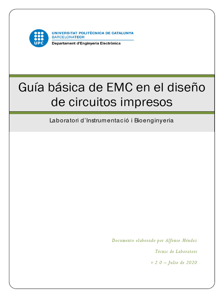 Guía de EMC para Circuitos Impresos | PDF | Inductor | Resistencia ...