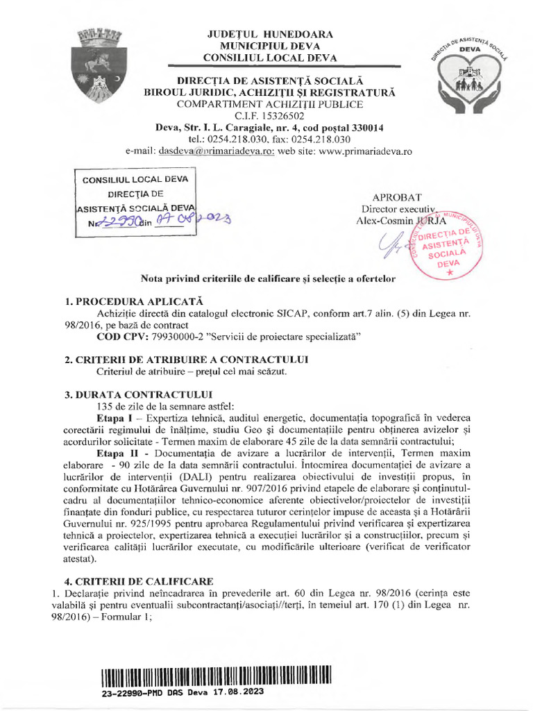 Documentatie Si Formulare | PDF