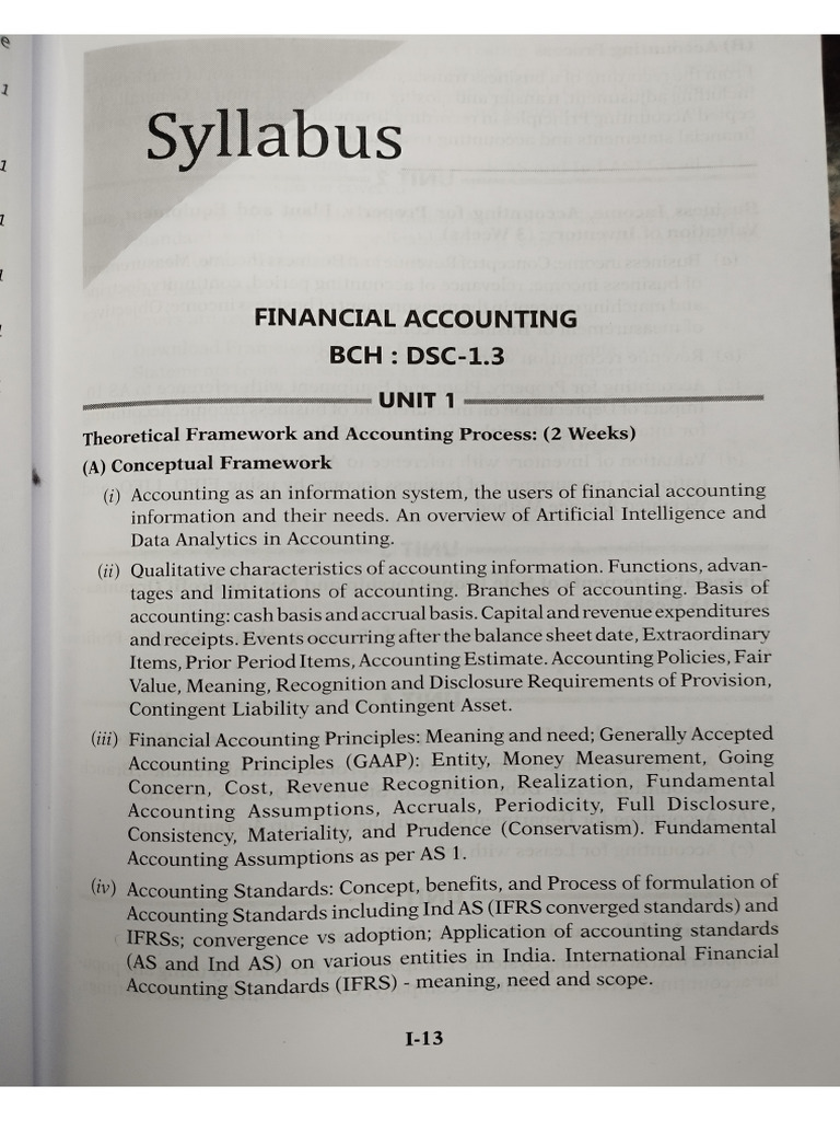 Financial Accounting 1 | PDF