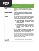 12 Contoh SOP Produksi | PDF