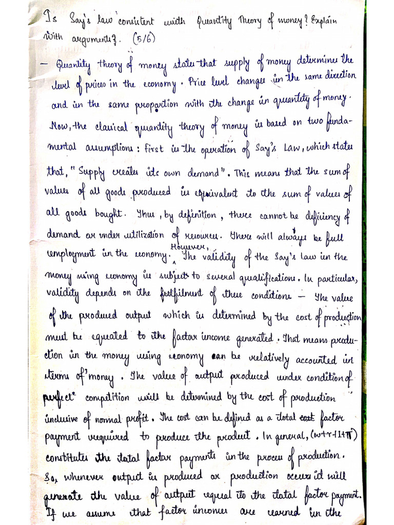 Classical Theory Questions | PDF